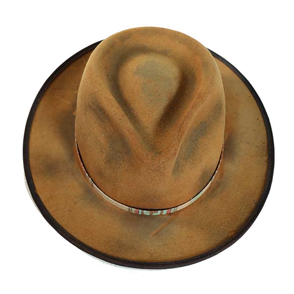 Camden Street Fedora Distressed Wool Fedora Hat – Carlisle Hats